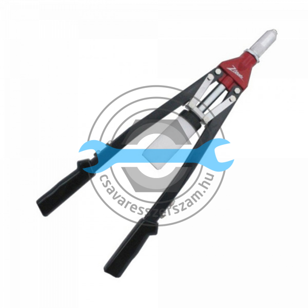 Popszegecshúzó kétkaros 3,2-6,4mm prémium, tartállyal - csavaresszerszam.hu